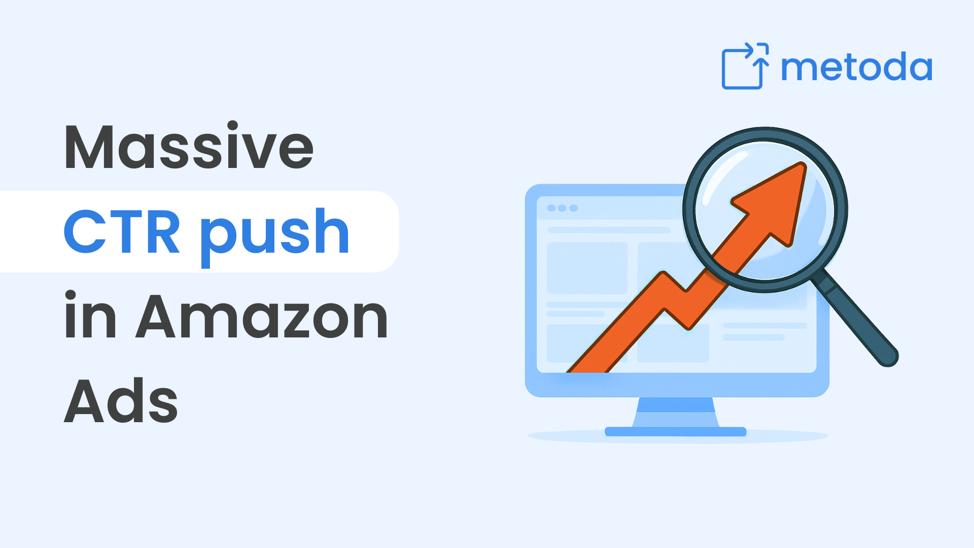 Massive CTR push in Amazon Ads | metoda